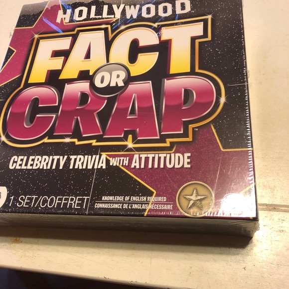 Spin Masters | Toys | Fact Or Crap Celebrity Trivia Game | Poshmark